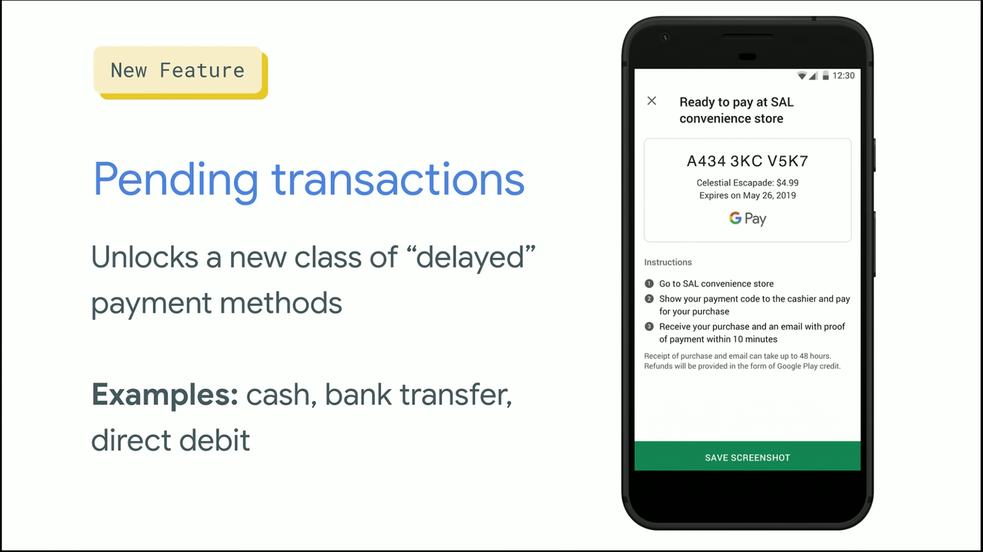 The Play Store gives users a new cash payment option