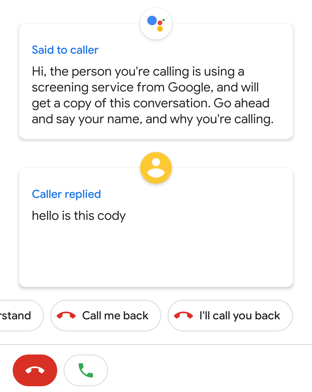 Google Phone v33 hints at recording Call Screen audio, wrong number ...
