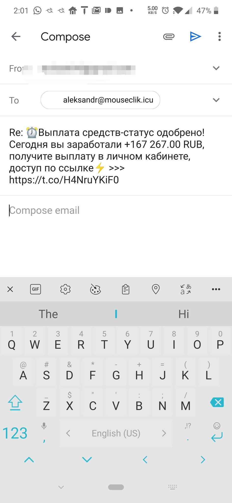 Phishing attacks taking advantage of automatic Google Calendar events