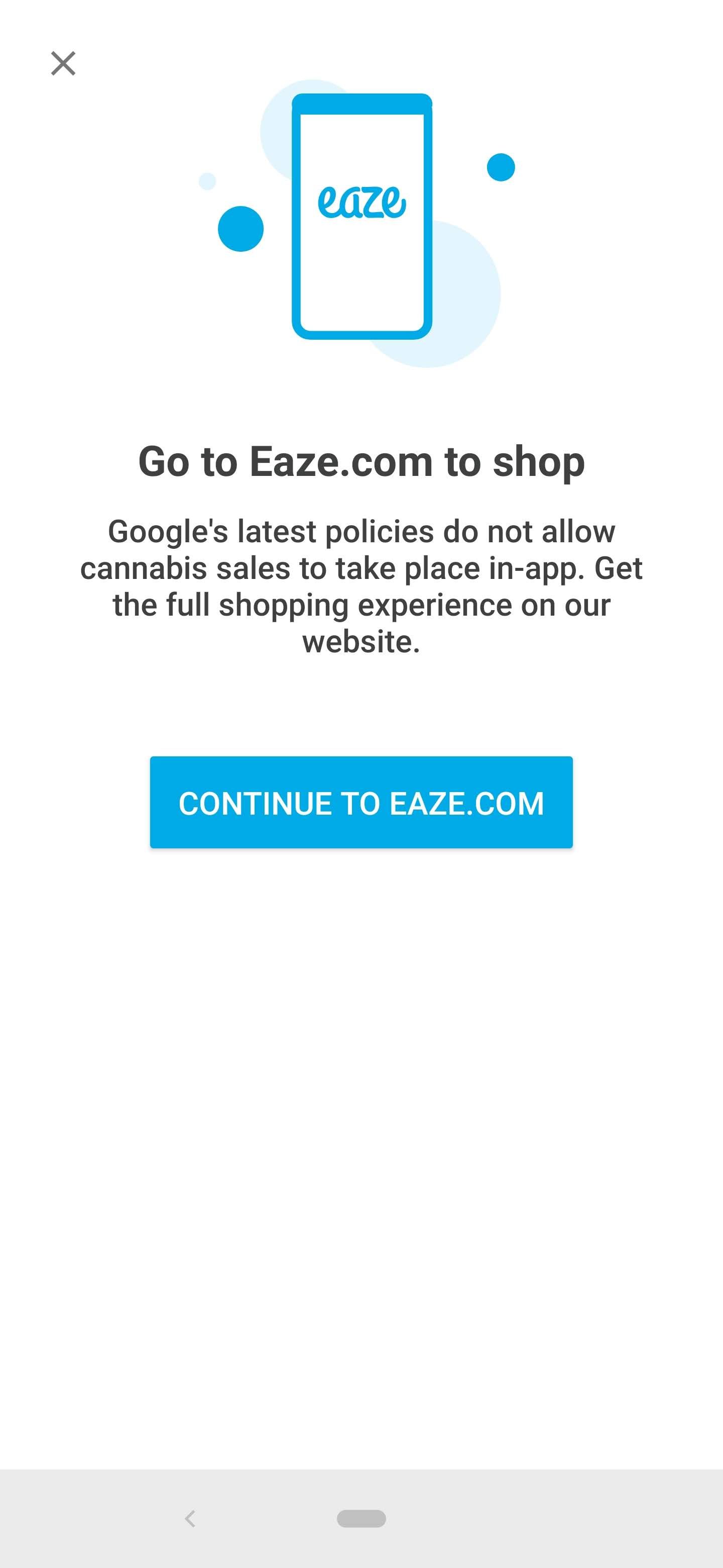 Eaze removes in-app purchases following Google ban on marijuana ...