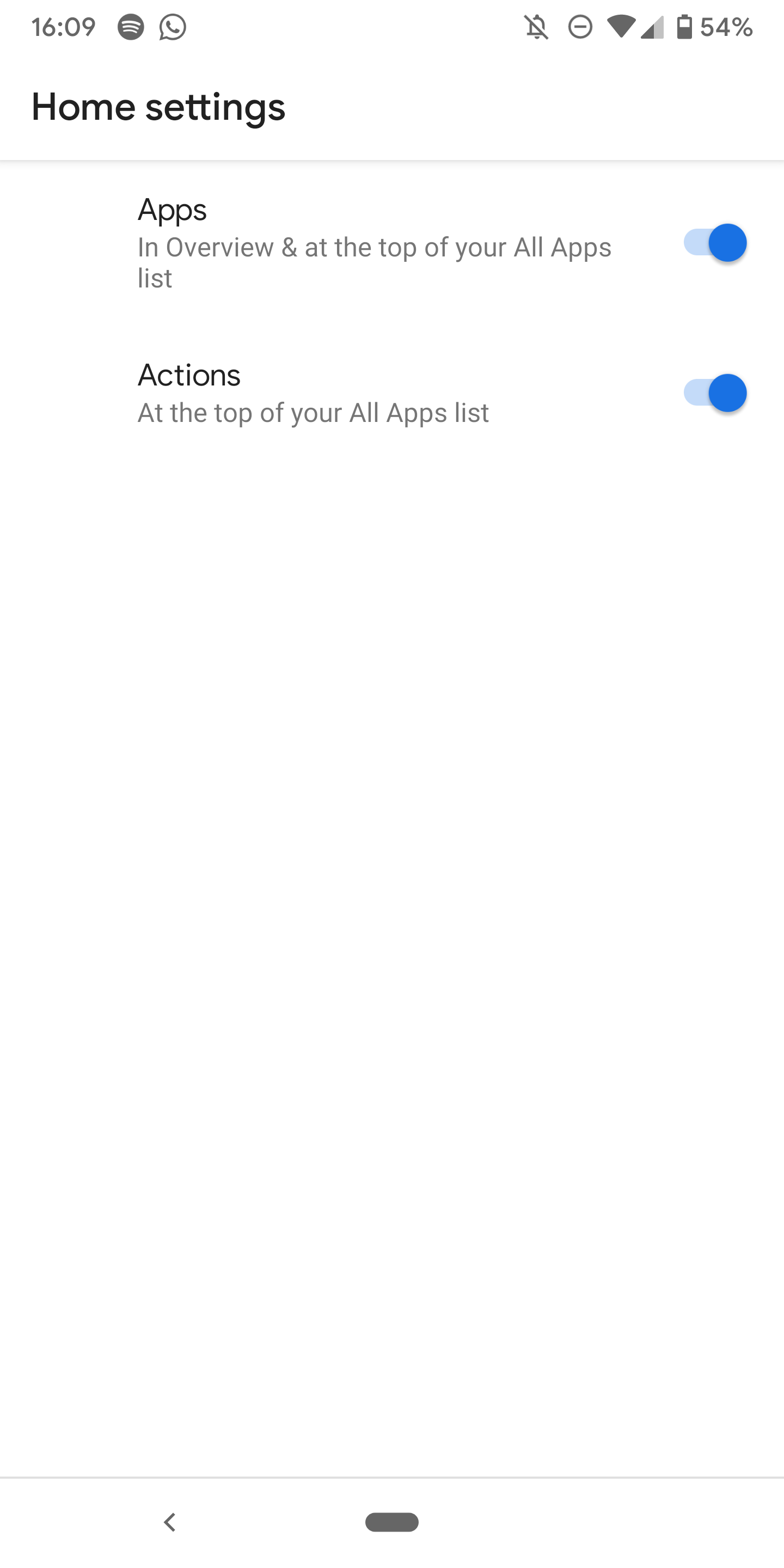 [Update: Works in Beta 5] You can't disable app suggestions in the ...