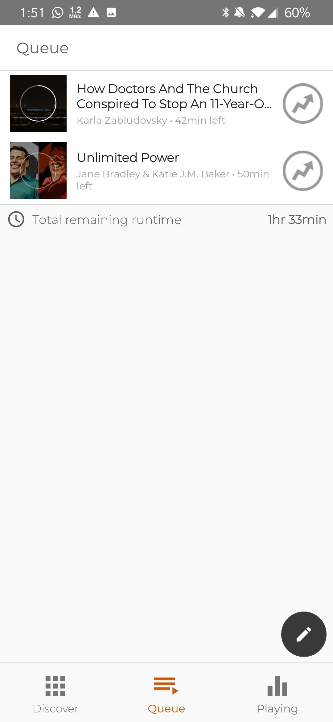 Audm is a long-form news narration app now available for Android