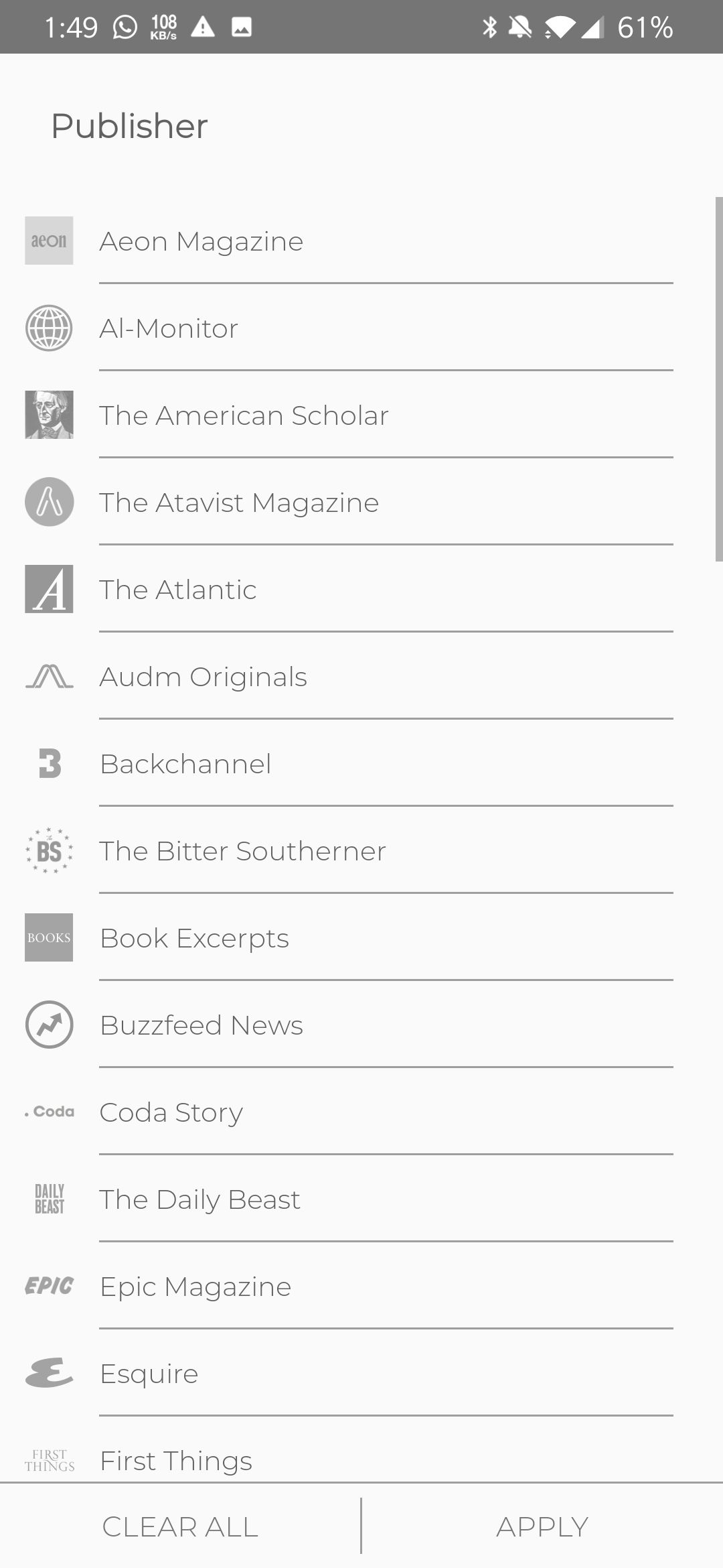 Audm is a long-form news narration app now available for Android