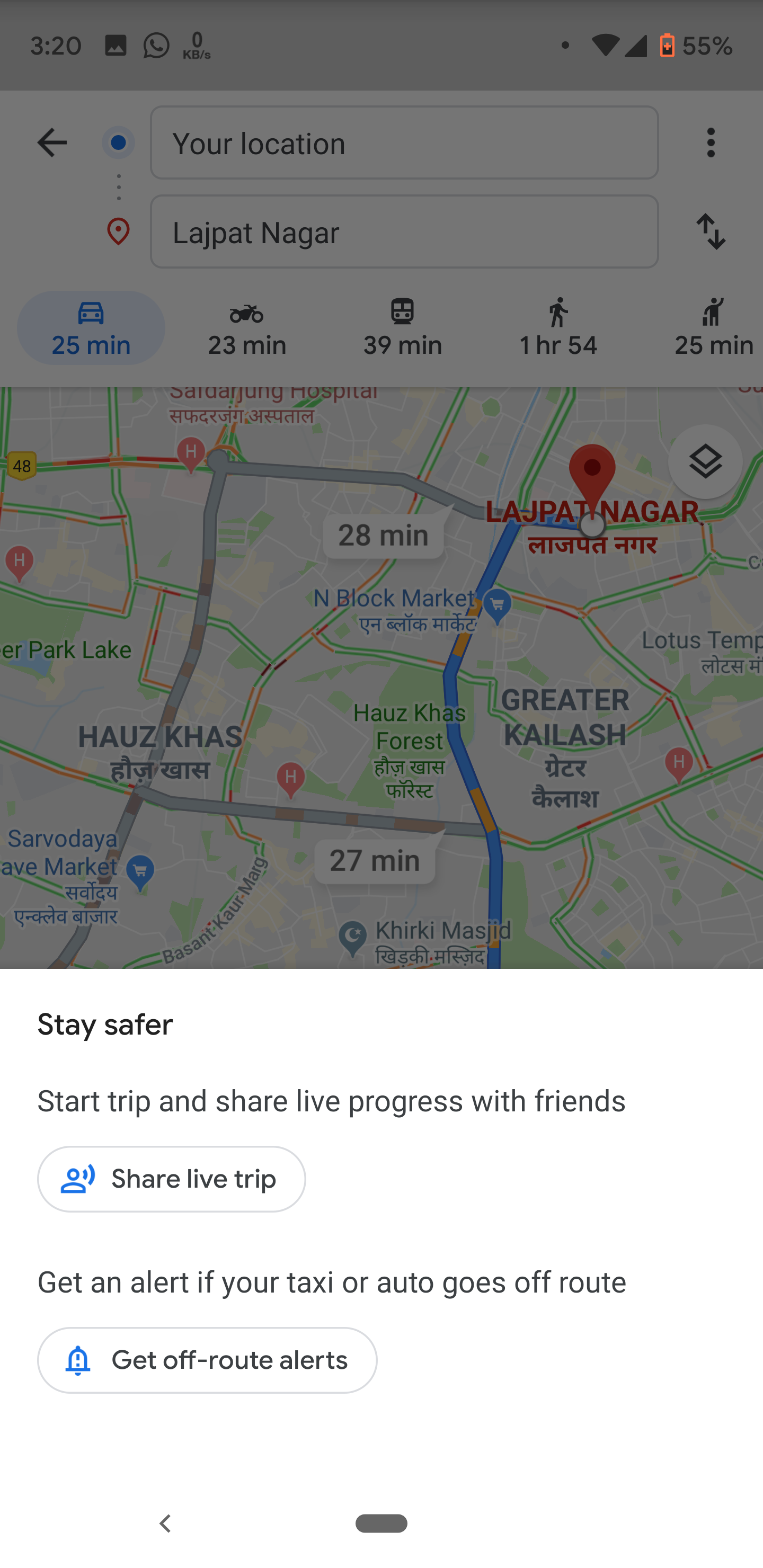 [Update: Wider rollout] Google Maps keeps you safe by alerting you if ...