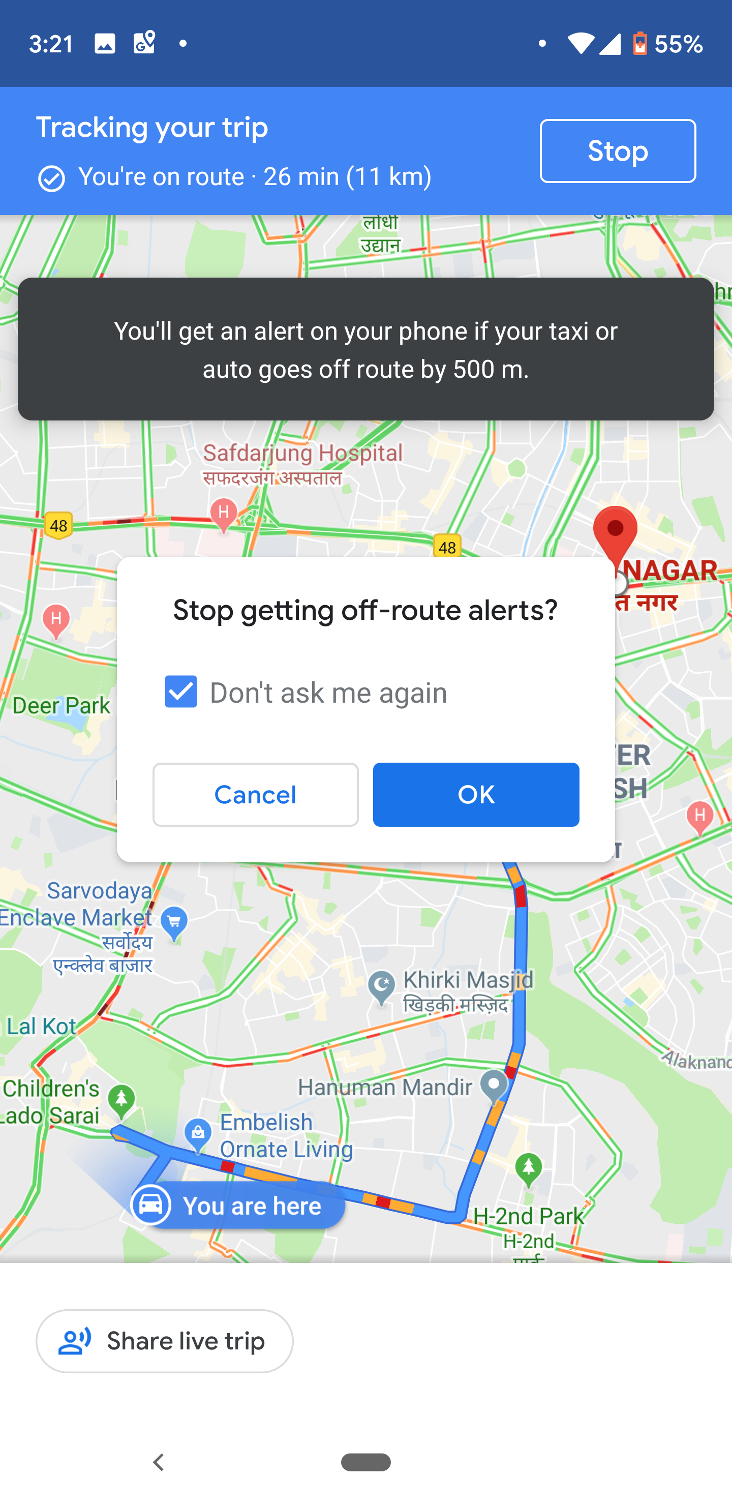 [Update: Wider rollout] Google Maps keeps you safe by alerting you if ...