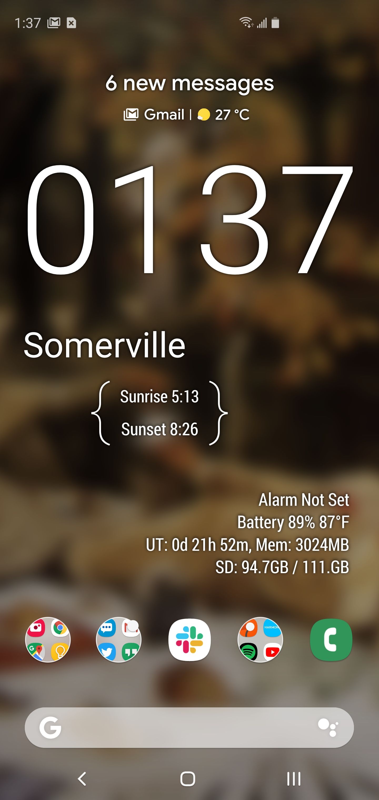 Lawnchair v2 alpha's 'At a Glance' widget expands beyond Pixel limits ...