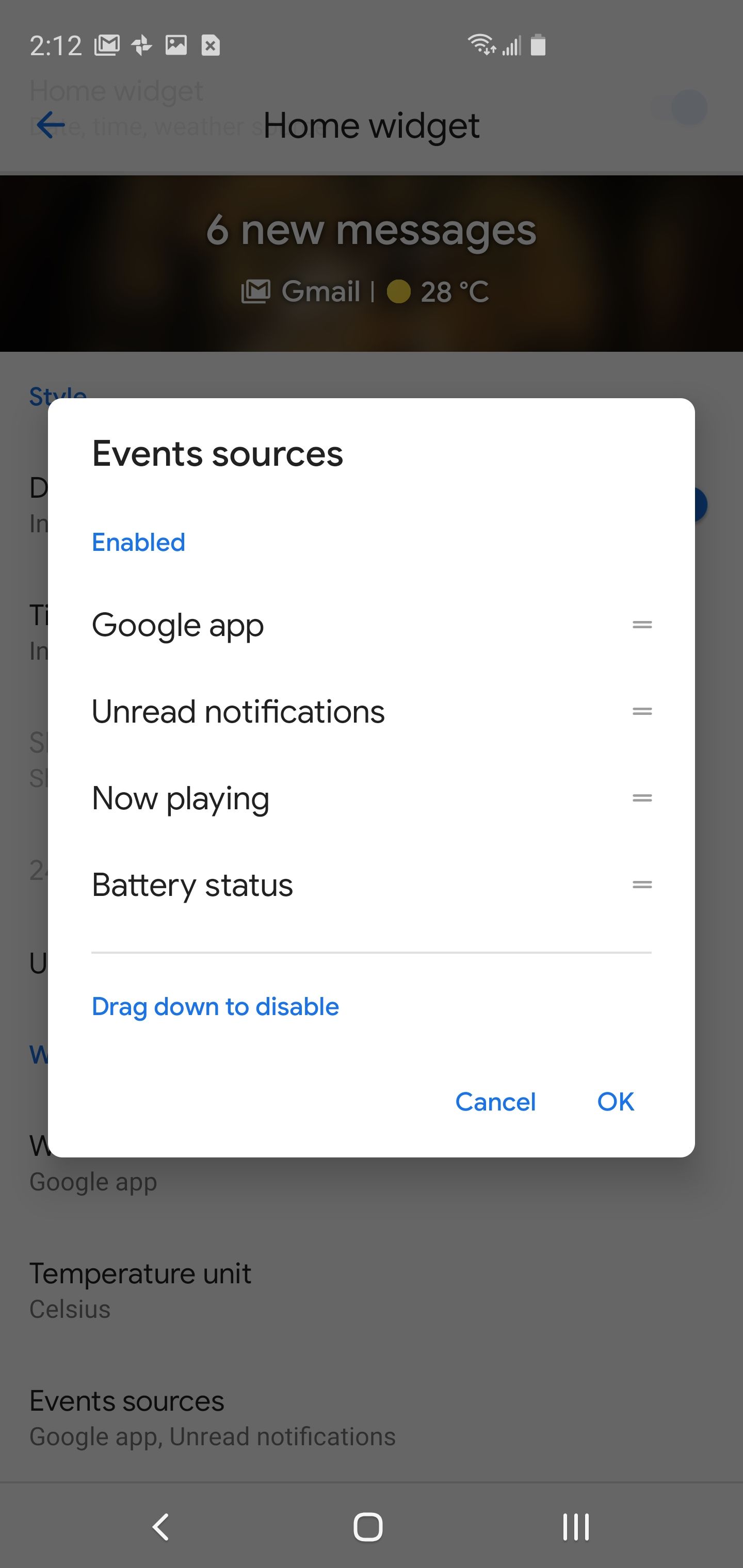 Lawnchair v2 alpha's 'At a Glance' widget expands beyond Pixel limits ...