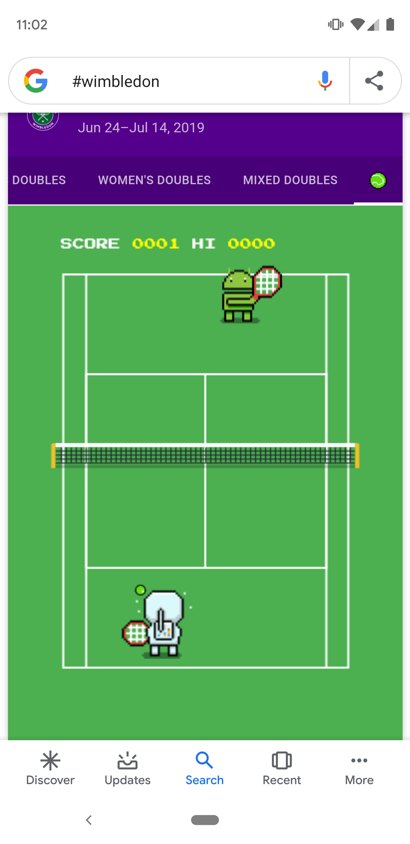 Google has a fun Wimbledon Easter egg you can play - if you know where ...