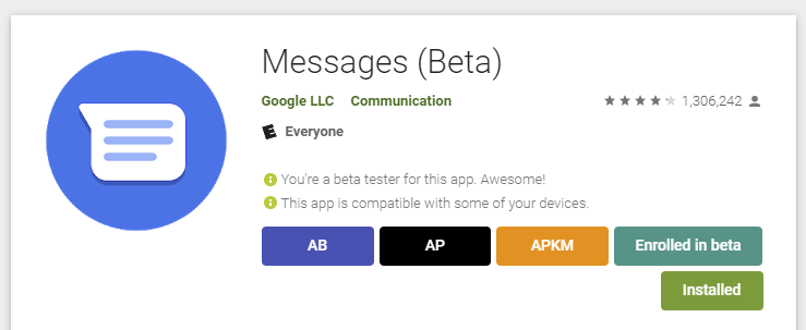 Google starts open beta program for Messages app