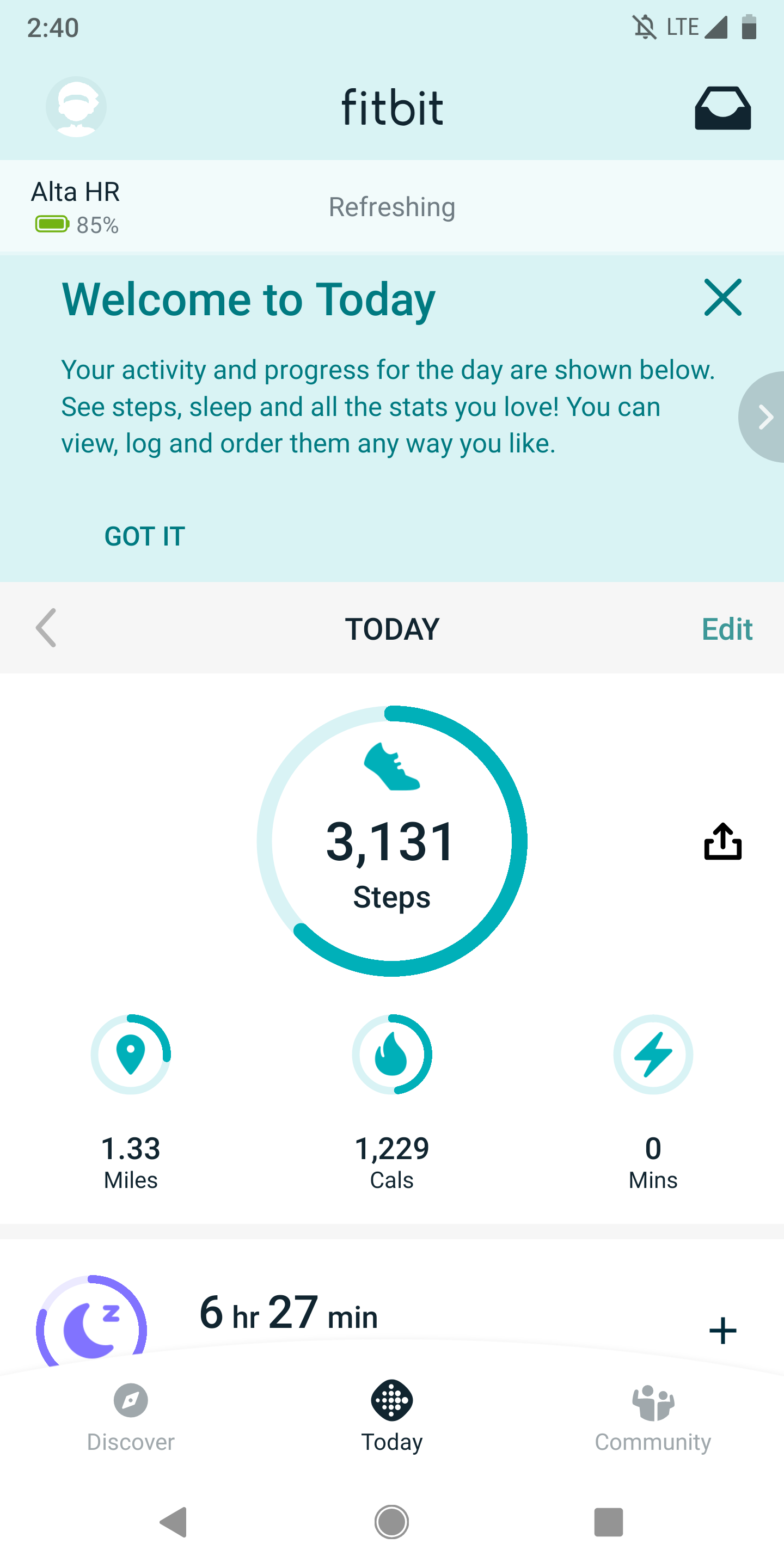Fitbit testing new app UI with consolidated Today, Discover, and ...