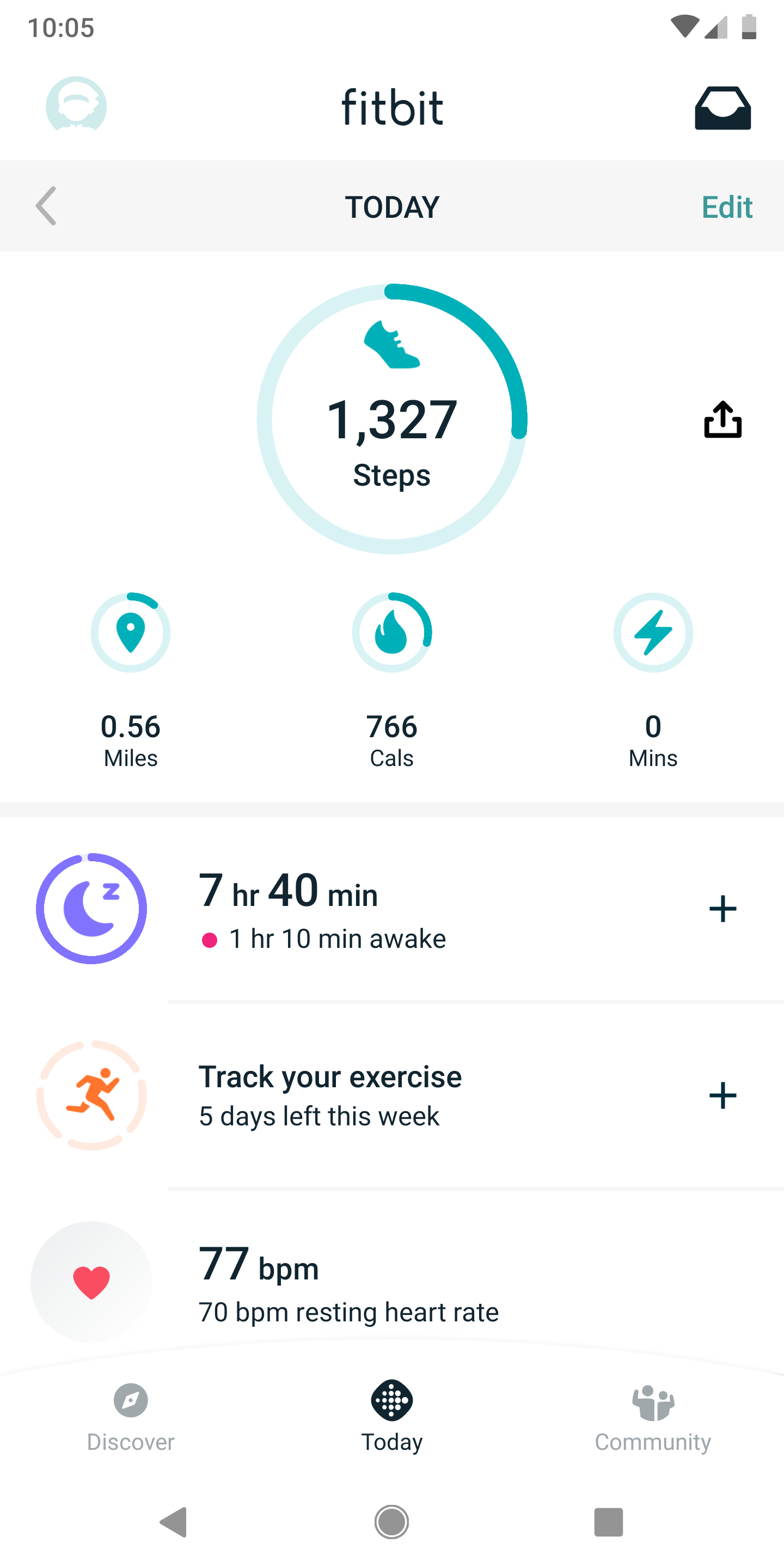 Fitbit testing new app UI with consolidated Today, Discover, and ...