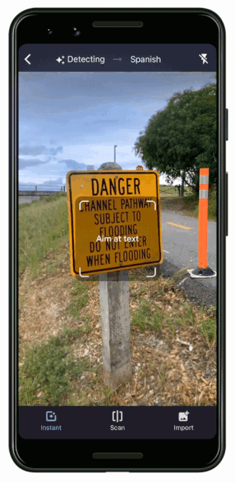 Instant camera translation in Google Translate is getting a lot better