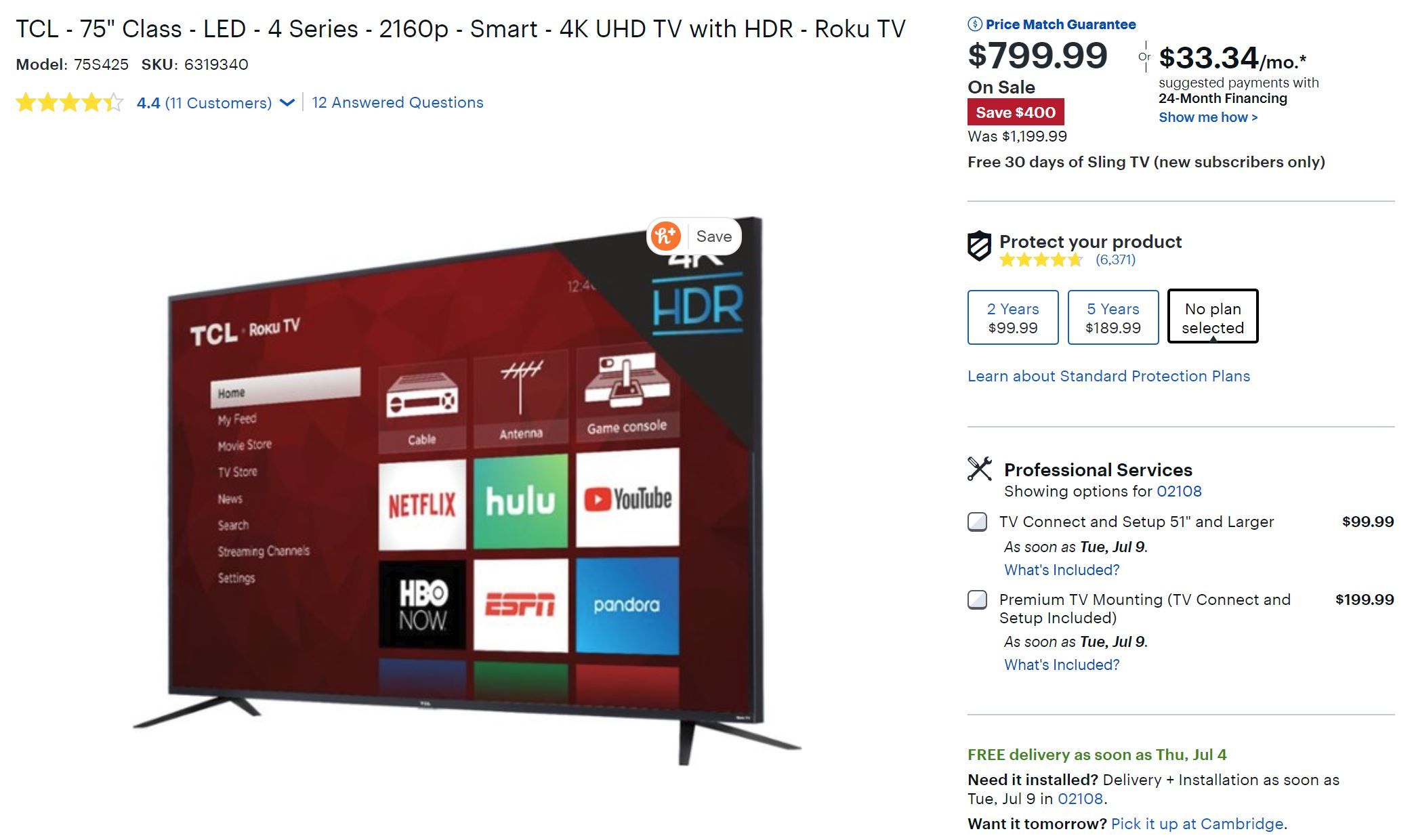 Best 75 Inch Roku Tv at Jeremy Burris blog