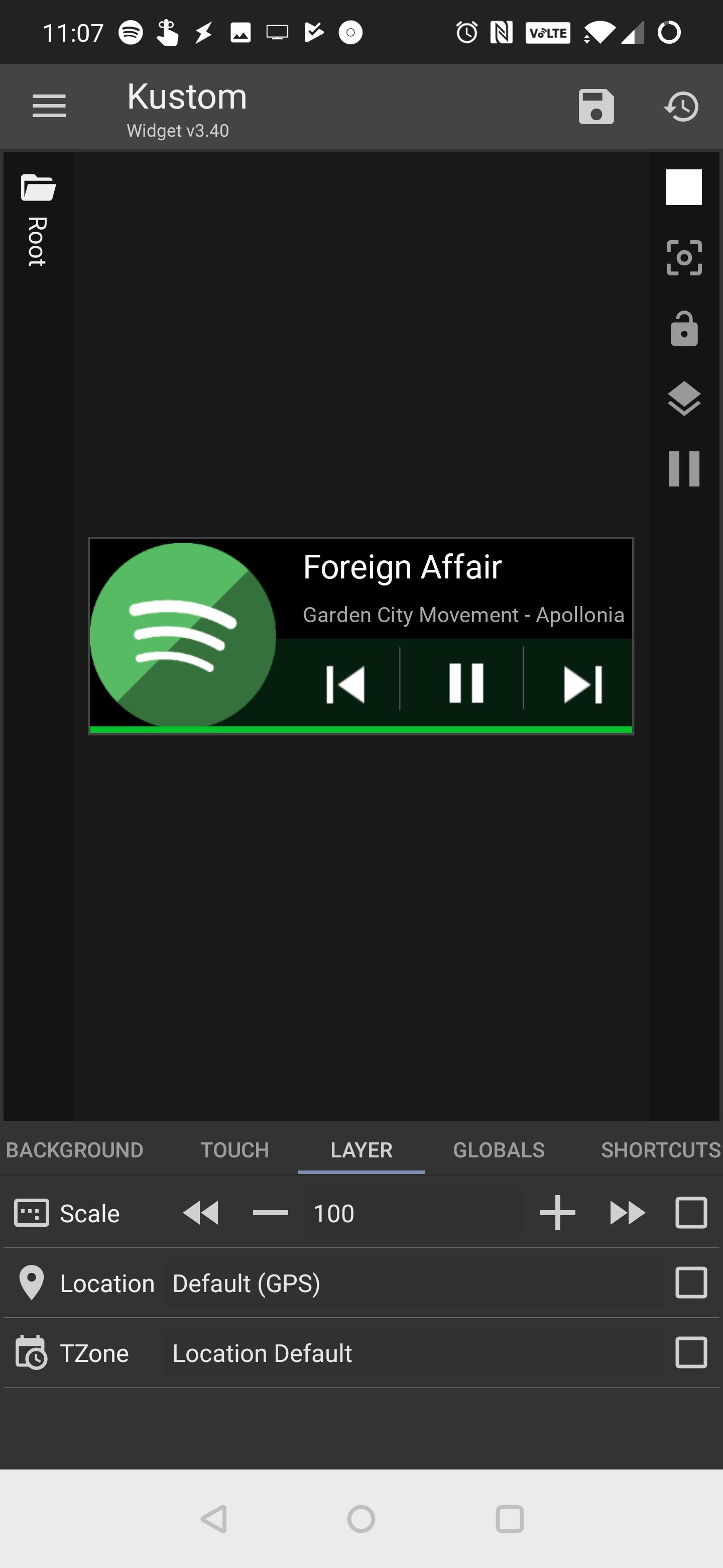 Miss the Spotify widget? You can bring it back with Tasker and KWGT