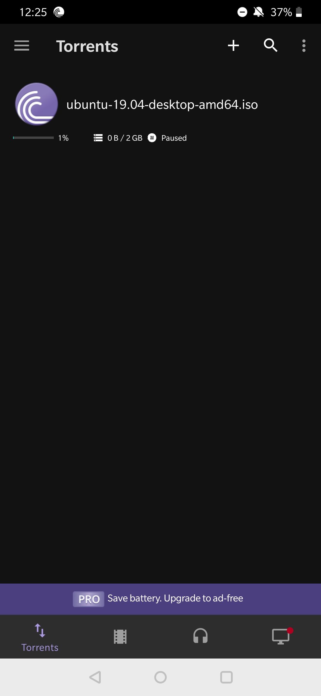 Dark mode and bottom navigation come to the BitTorrent Android app