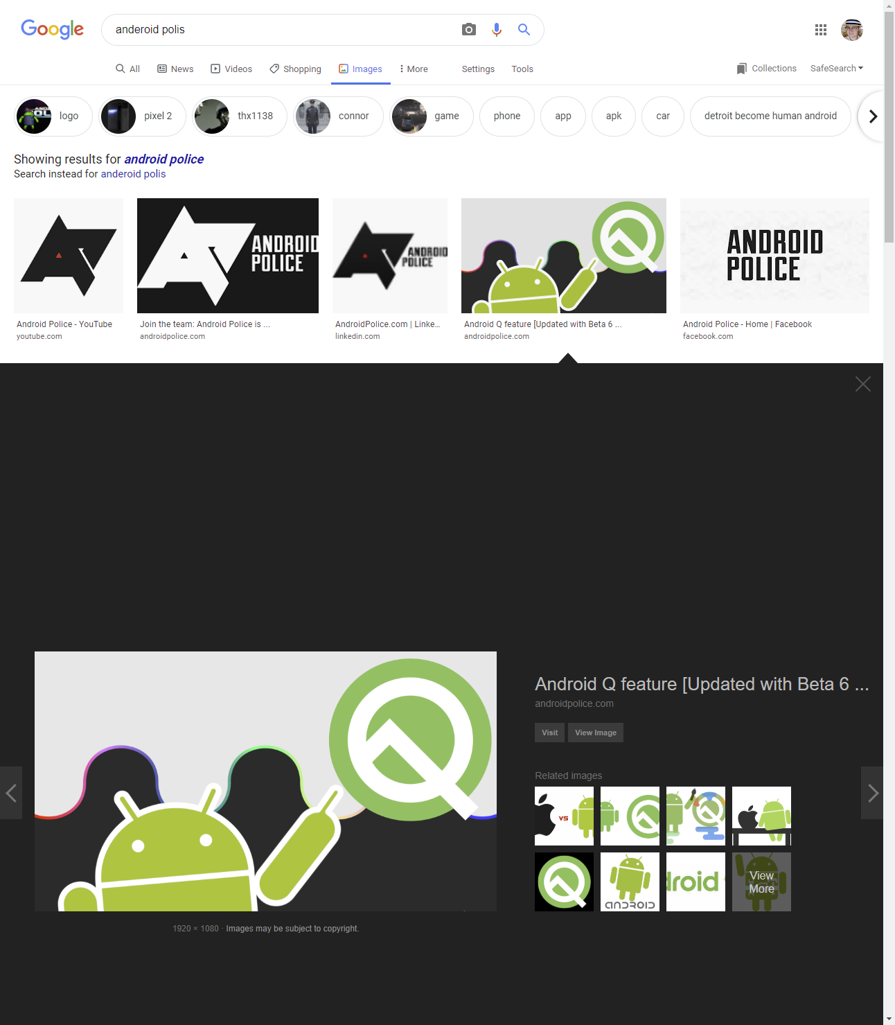 Bring back the old Google Images layout with this browser extension for ...