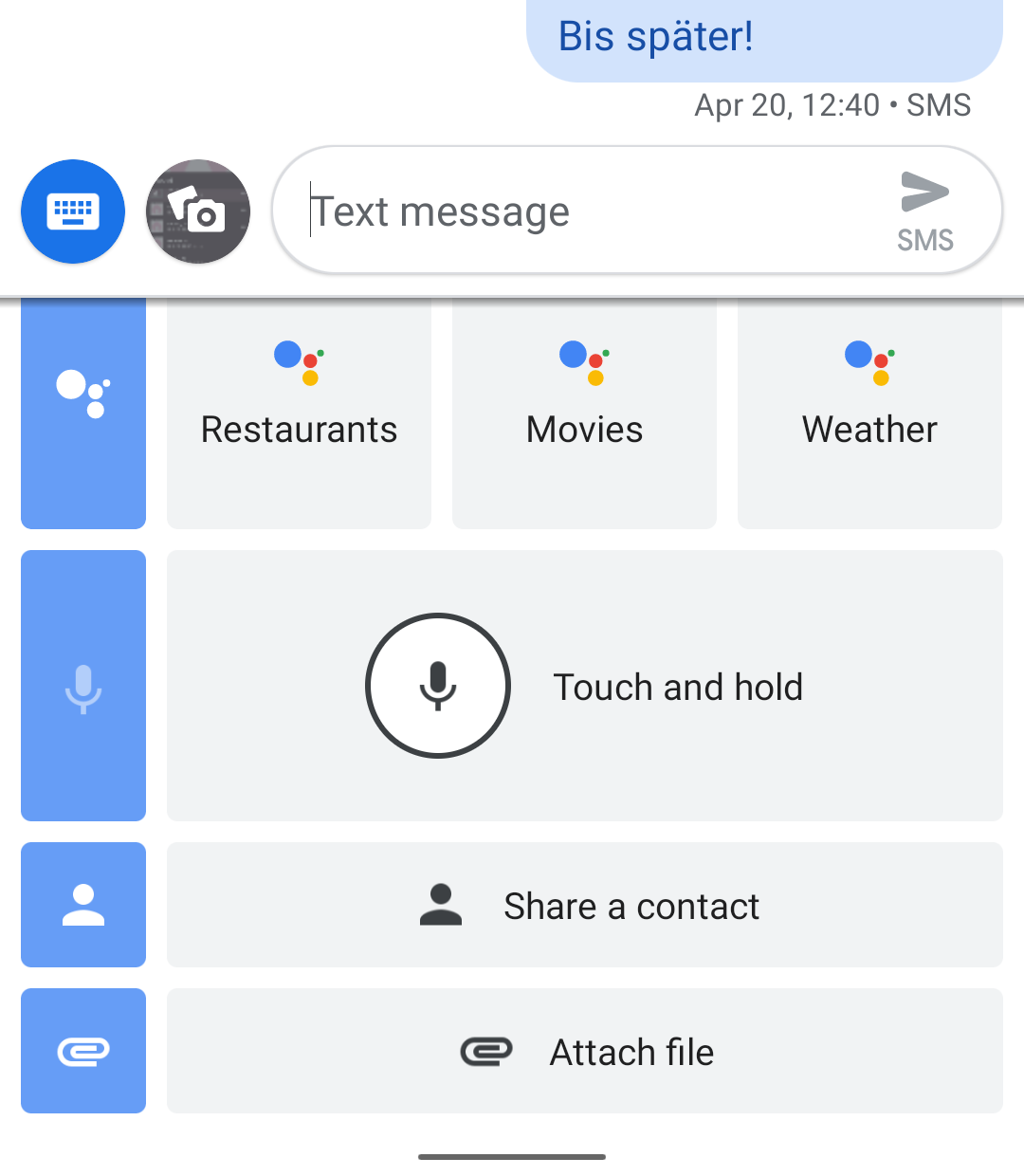 [Update: Emoji button] Google Messages tests convenient microphone ...