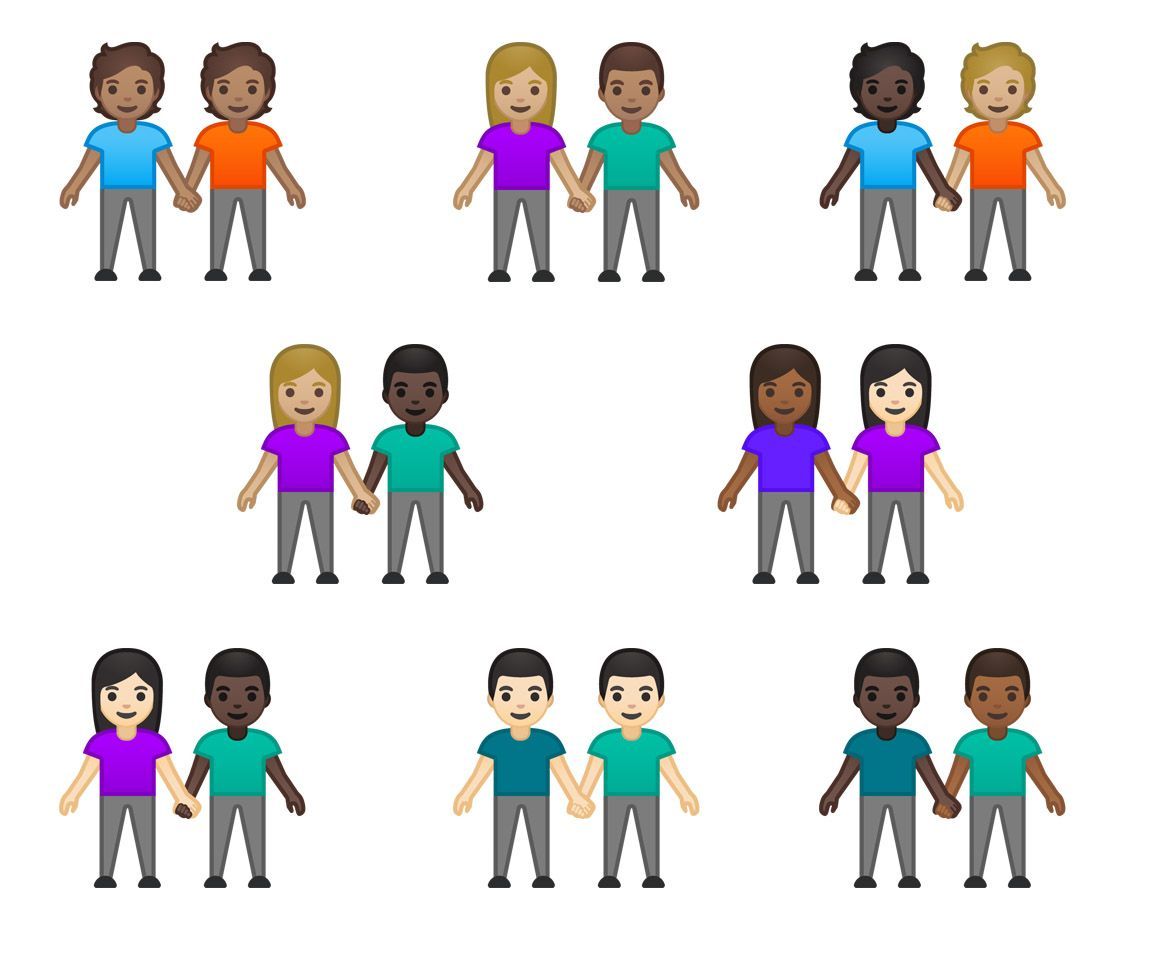 Android 10 emoji changes detailed, including gender-neutral styles and ...