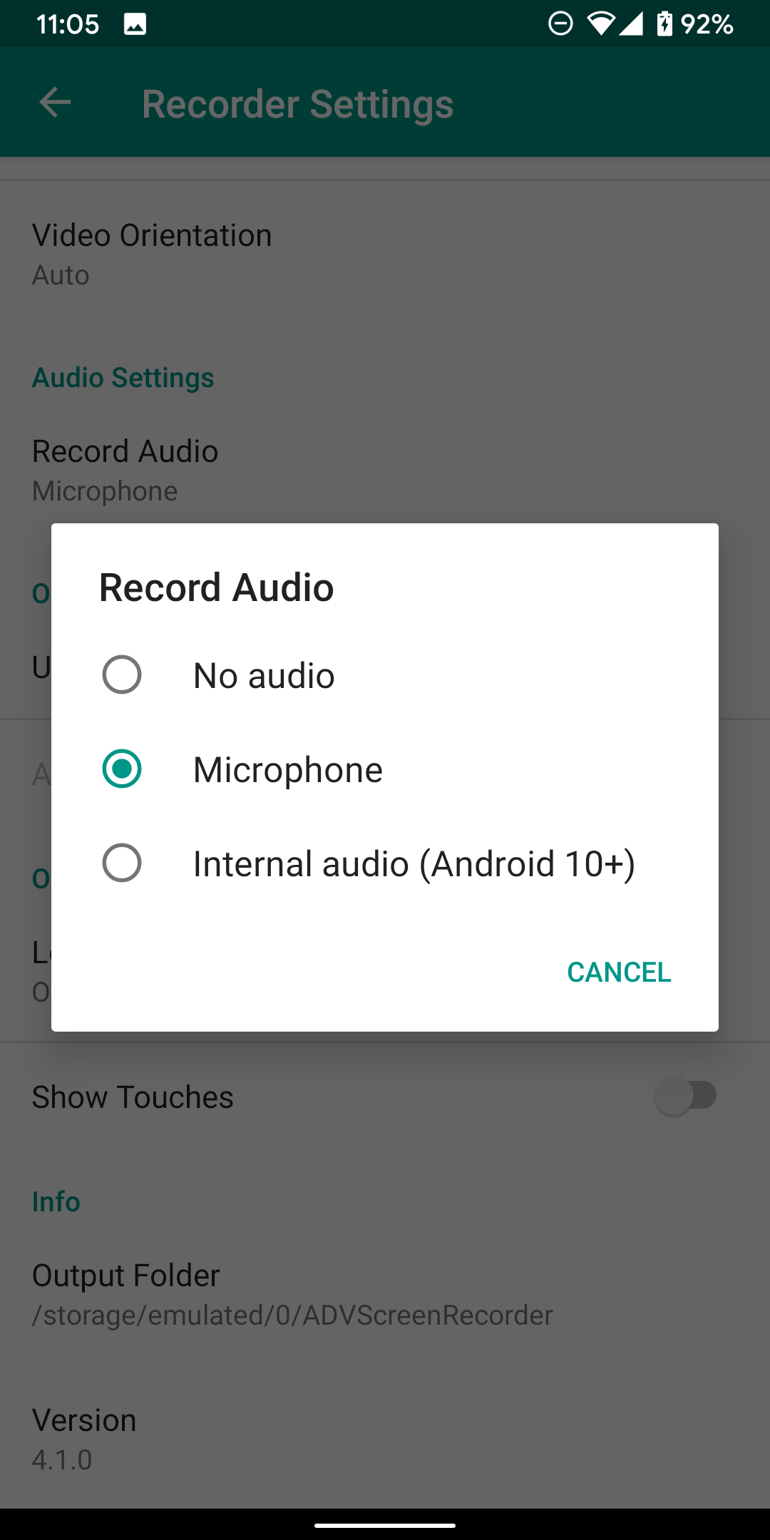 ADV Screen Recorder adds internal audio capture on Android 10 thanks to ...