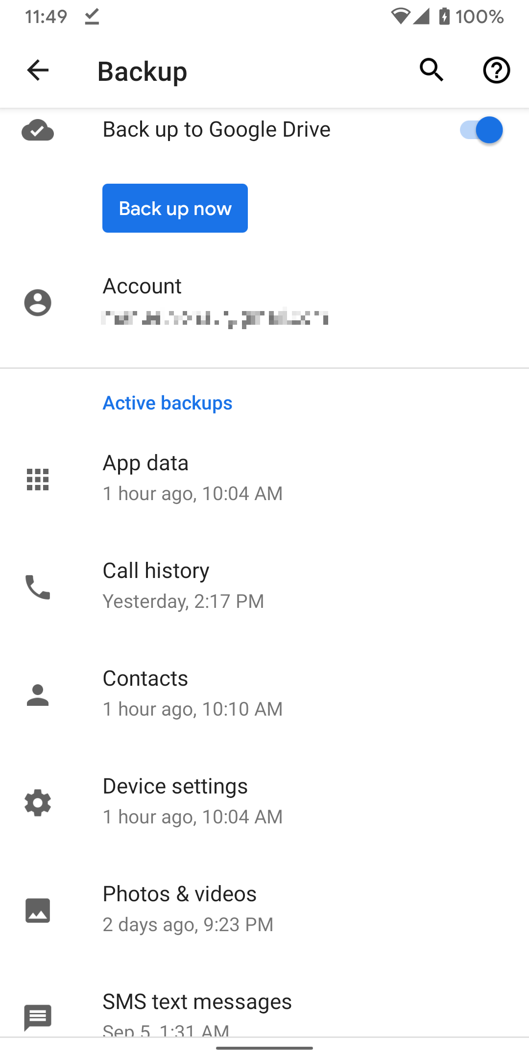 Google One subscribers receiving automatic Android backup with broad ...
