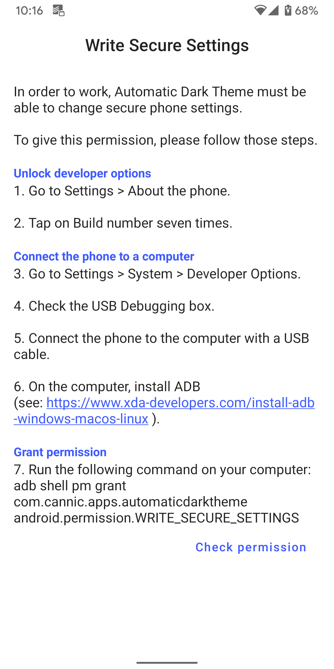 'Automatic Dark Theme' lets you schedule dark and light mode on Android 10