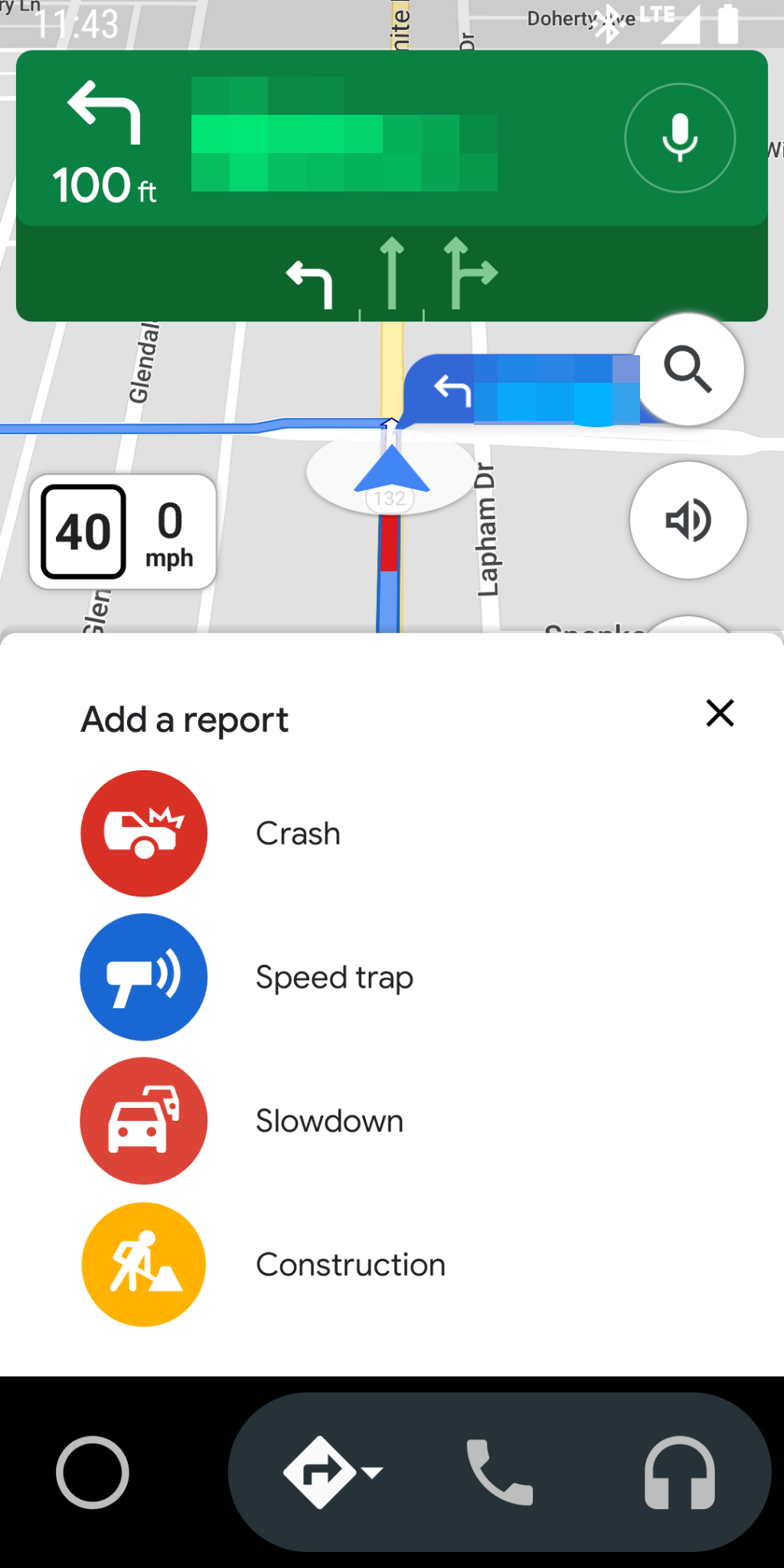 Google Maps lets you report road constructions