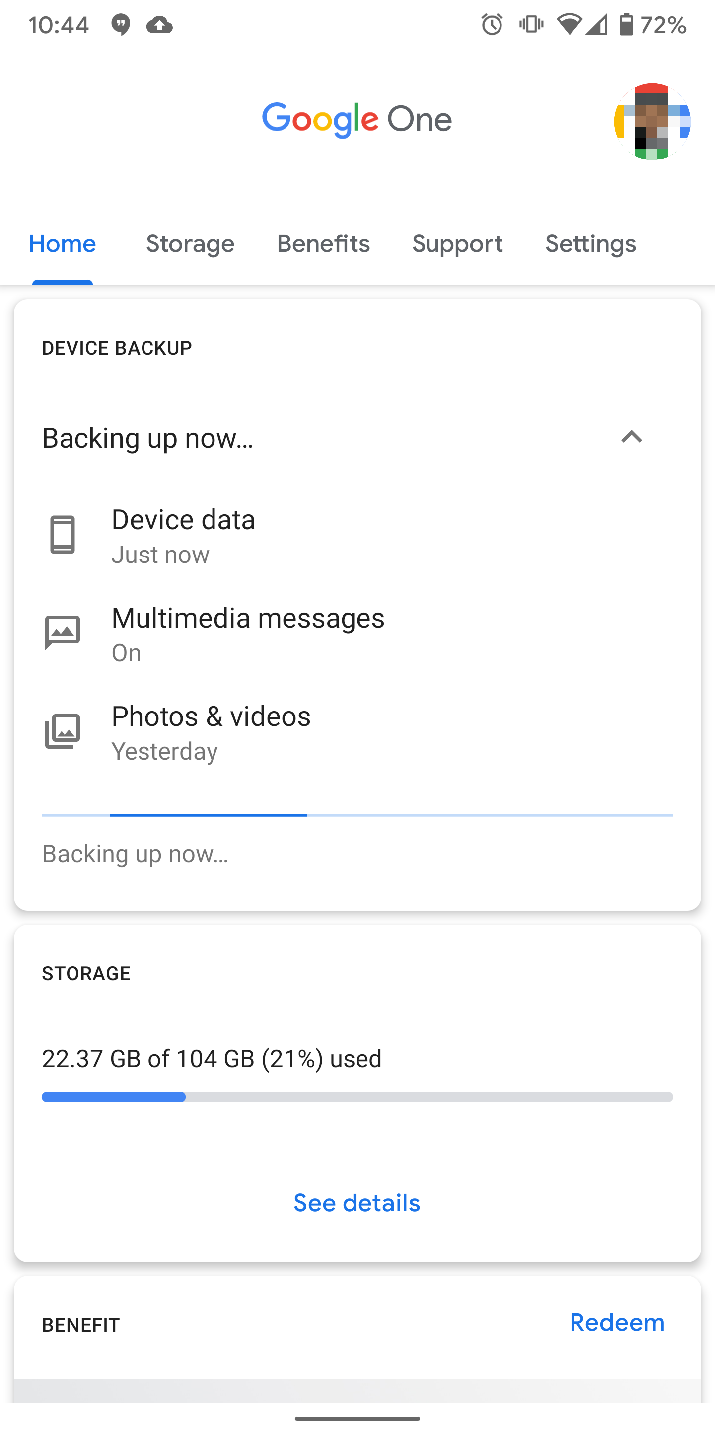 Google One subscribers receiving automatic Android backup with broad ...