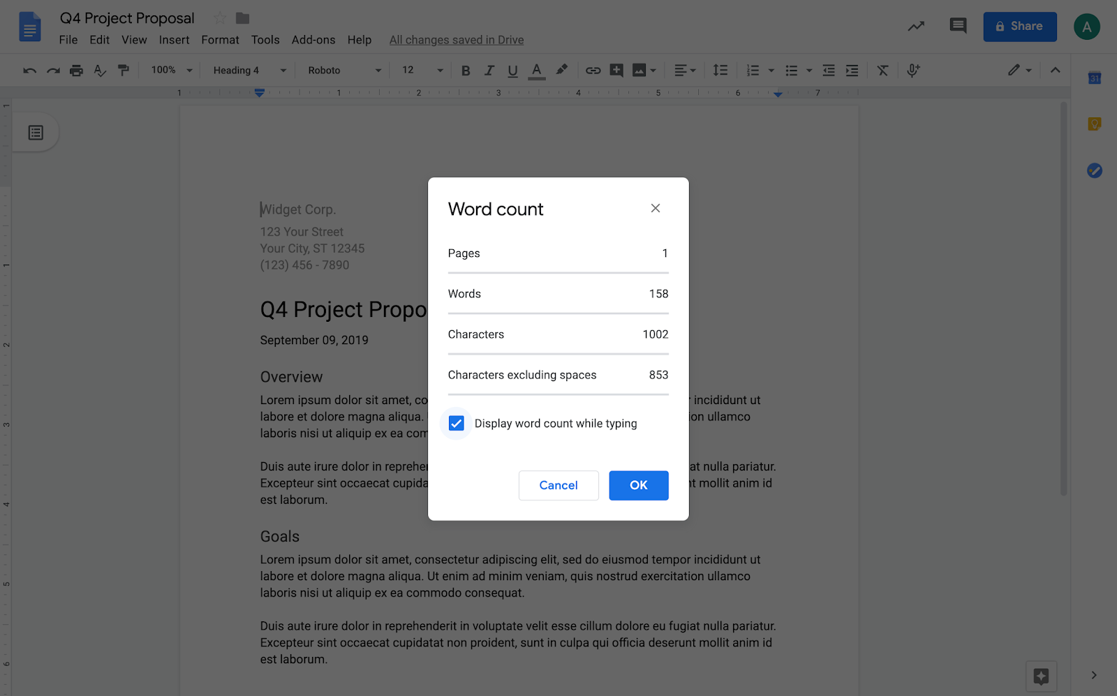 [Update: Word count limit] Google Docs' new live word count lets you ...