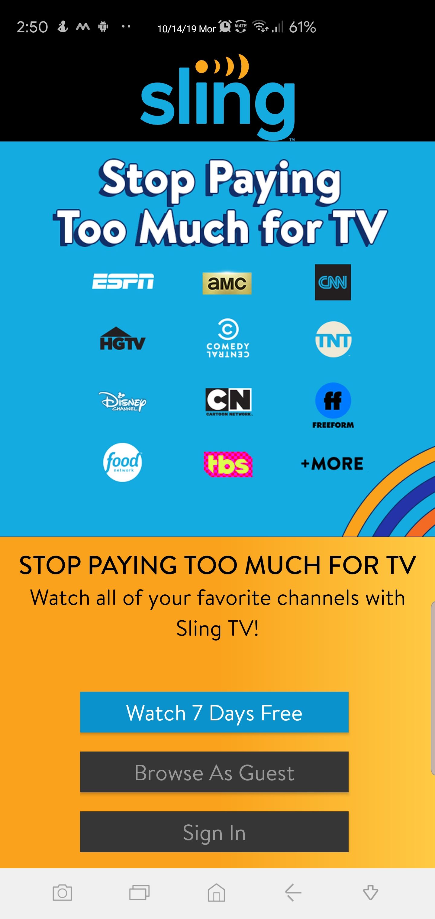 Sling TV simplifies access to free content on Android and Amazon Fire ...