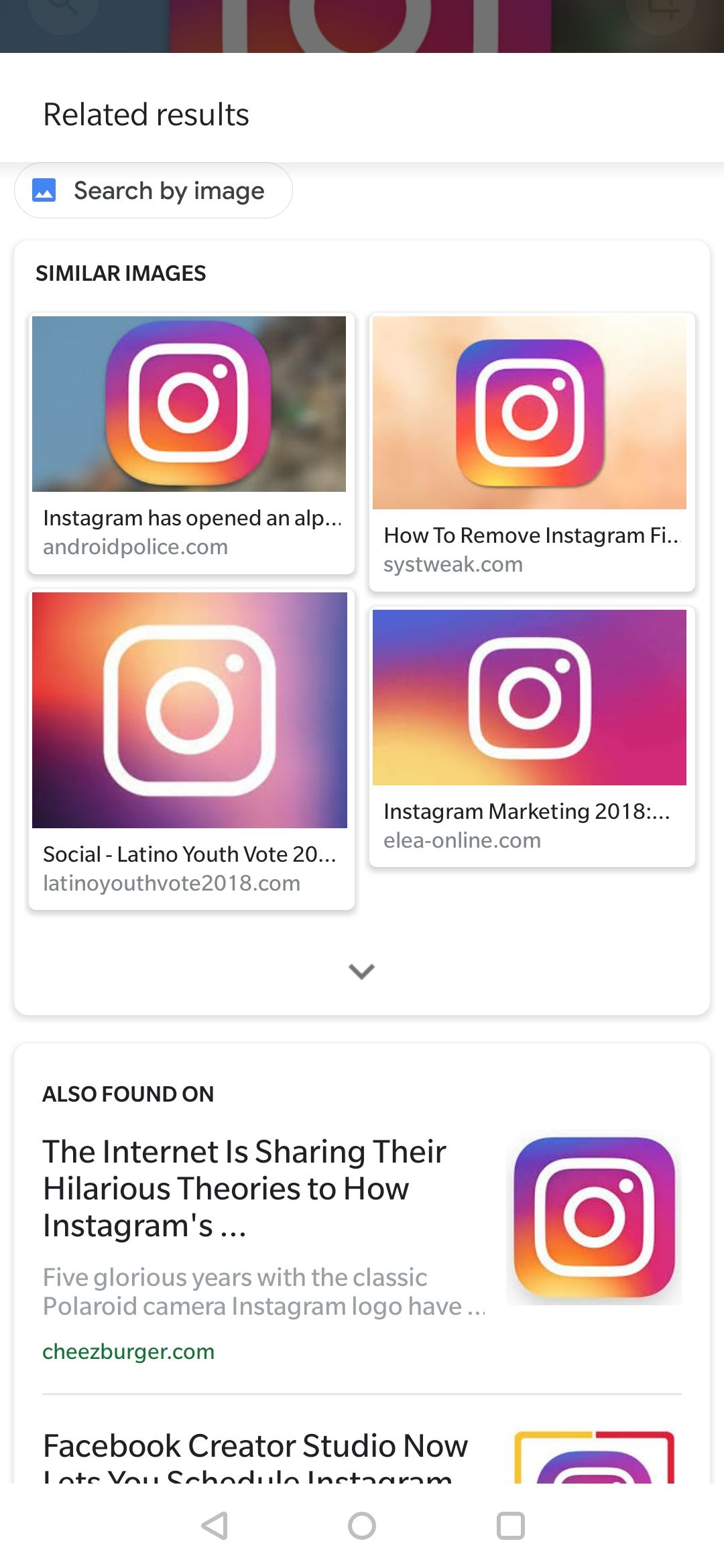Google Lens is now integrated in Chrome's image search