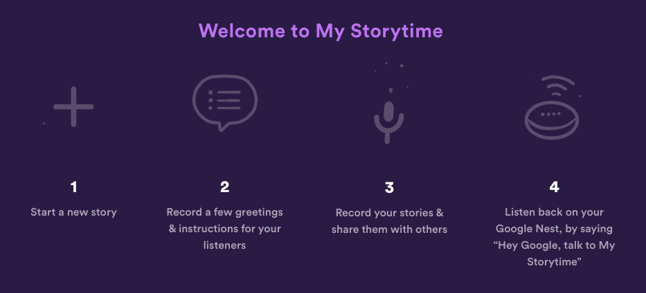 Record bedtime stories for your kids to enjoy on Google Home even when ...