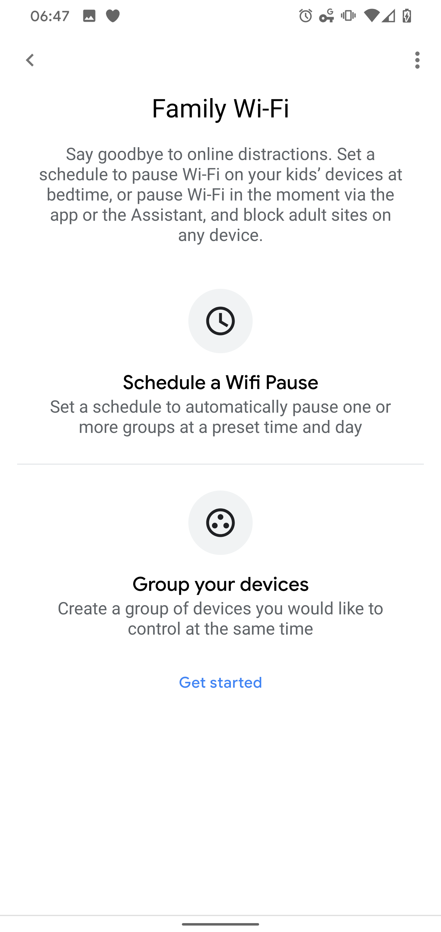 You can add Google Wifi routers to the Google Home app and that lets ...