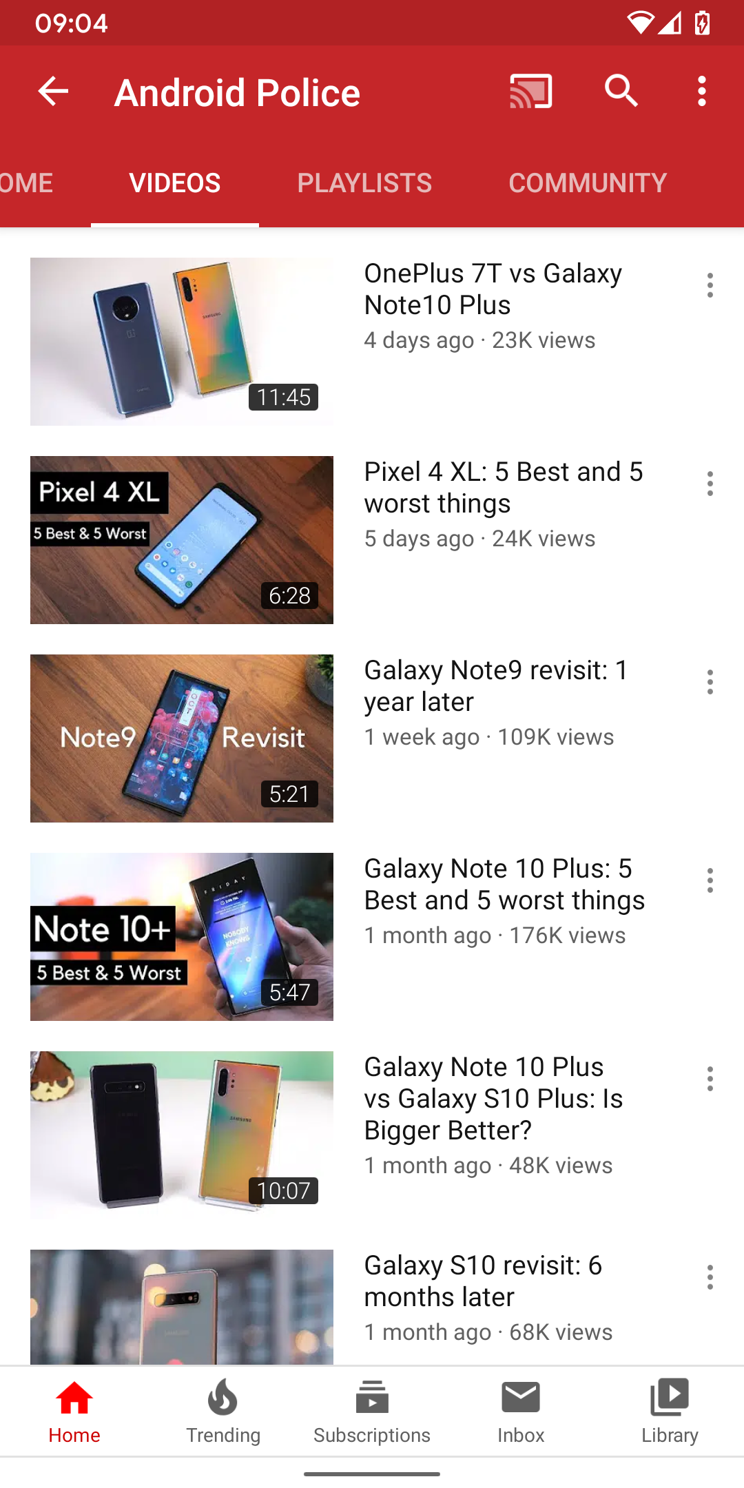 (Update: Live for everyone) YouTube app finally lets you sort channel ...