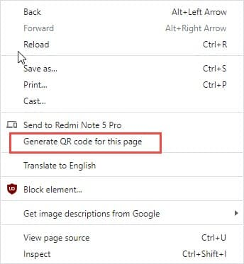 Chrome working on QR code-based page sharing, featuring the offline dino