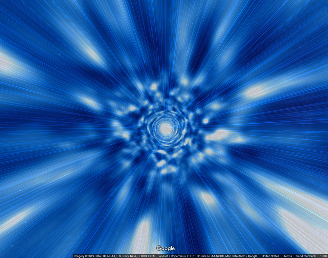 Google Maps adds whooshy new 'hyperdrive' effect as you browse the cosmos