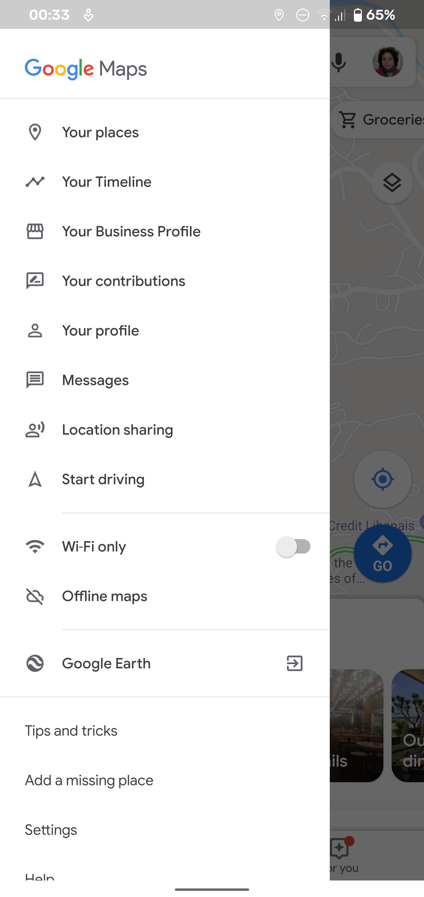Google Maps's new UI has no side menu, but gets a 5-tab bottom bar with ...