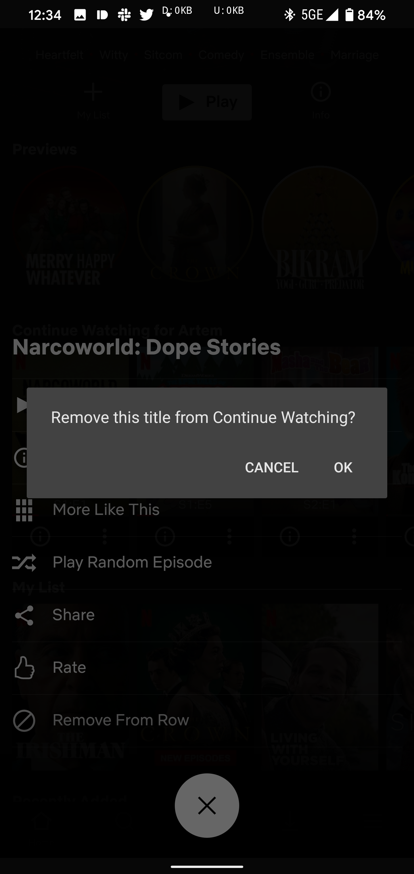 Netflix app may soon let you remove titles from the Continue Watching list