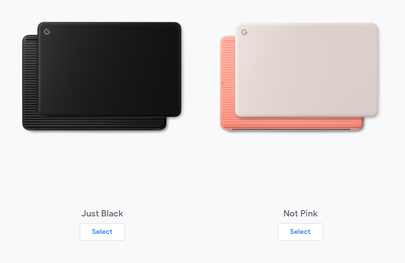 The 'Not Pink' Pixelbook Go is now available starting at $849