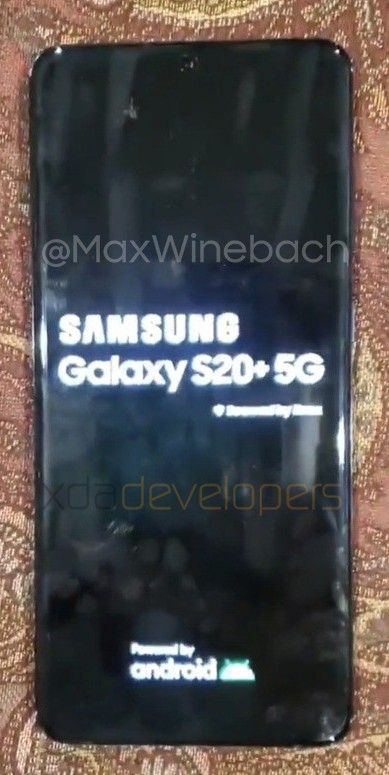 First photos of the Galaxy S20+ leak, confirming design, name, and ...