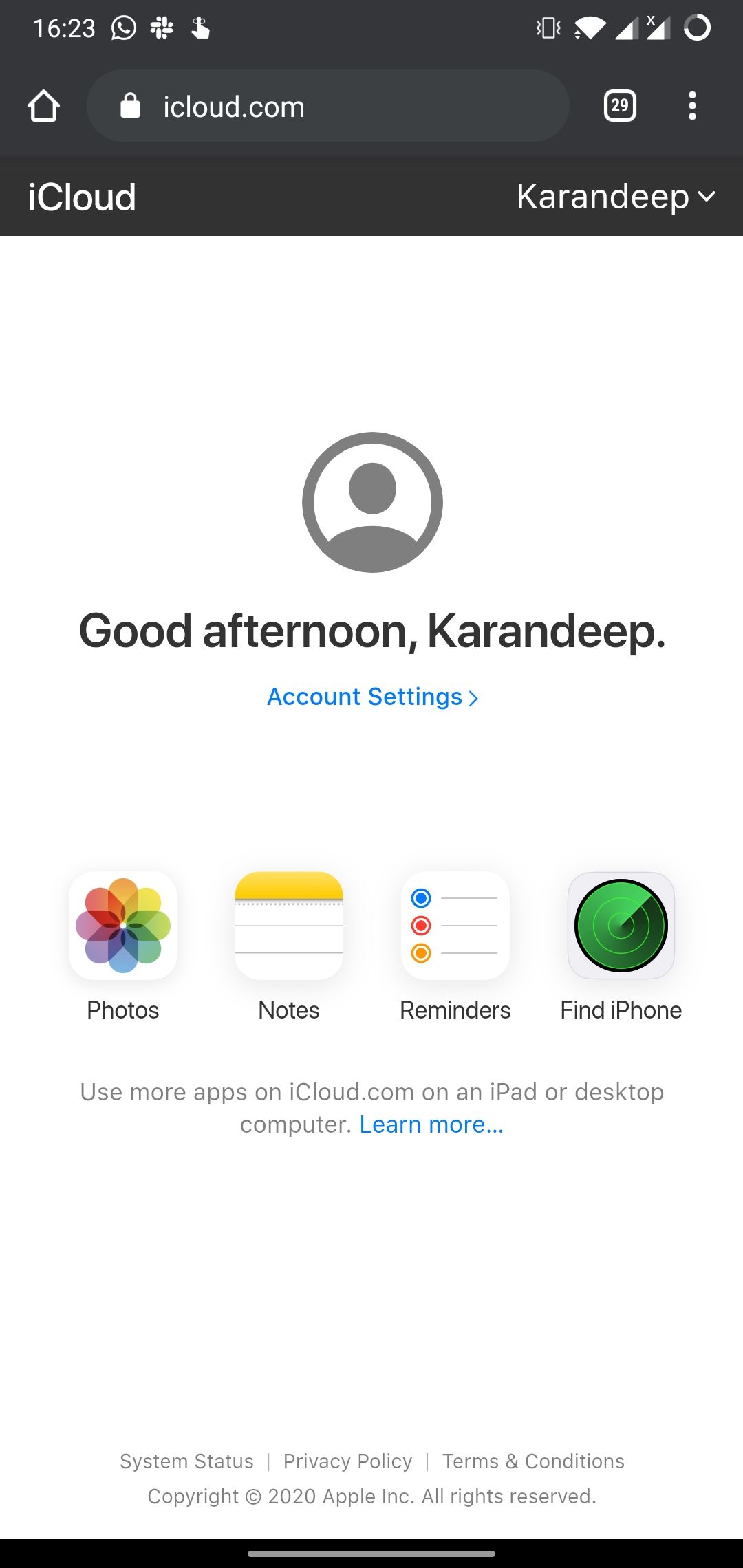 Apple iCloud is now easier to access on Android