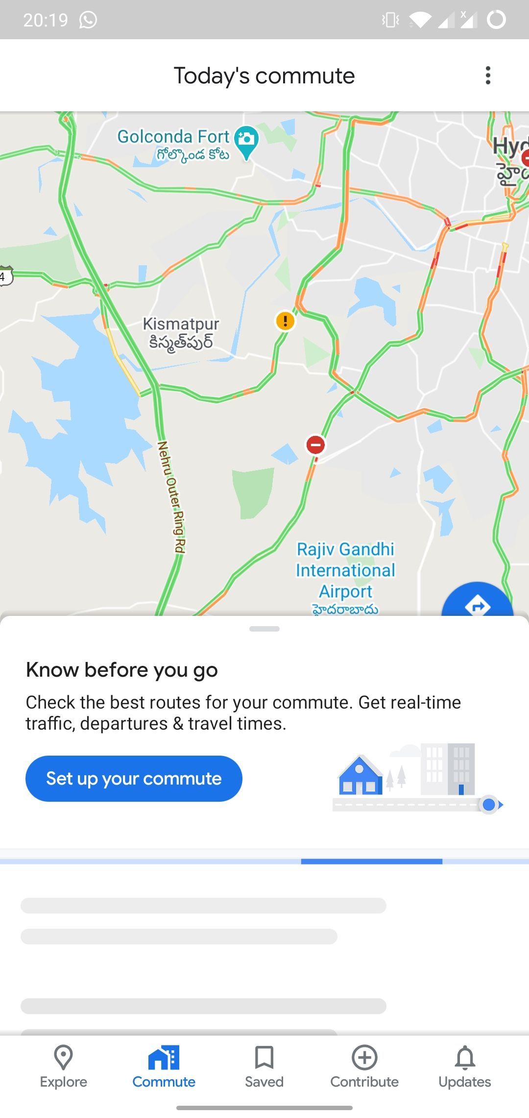 Google Maps tests swapping Commute for Go in new five-tab menu