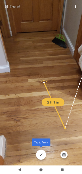Google Measure v2.5 improves surface animations and offers more unit ...