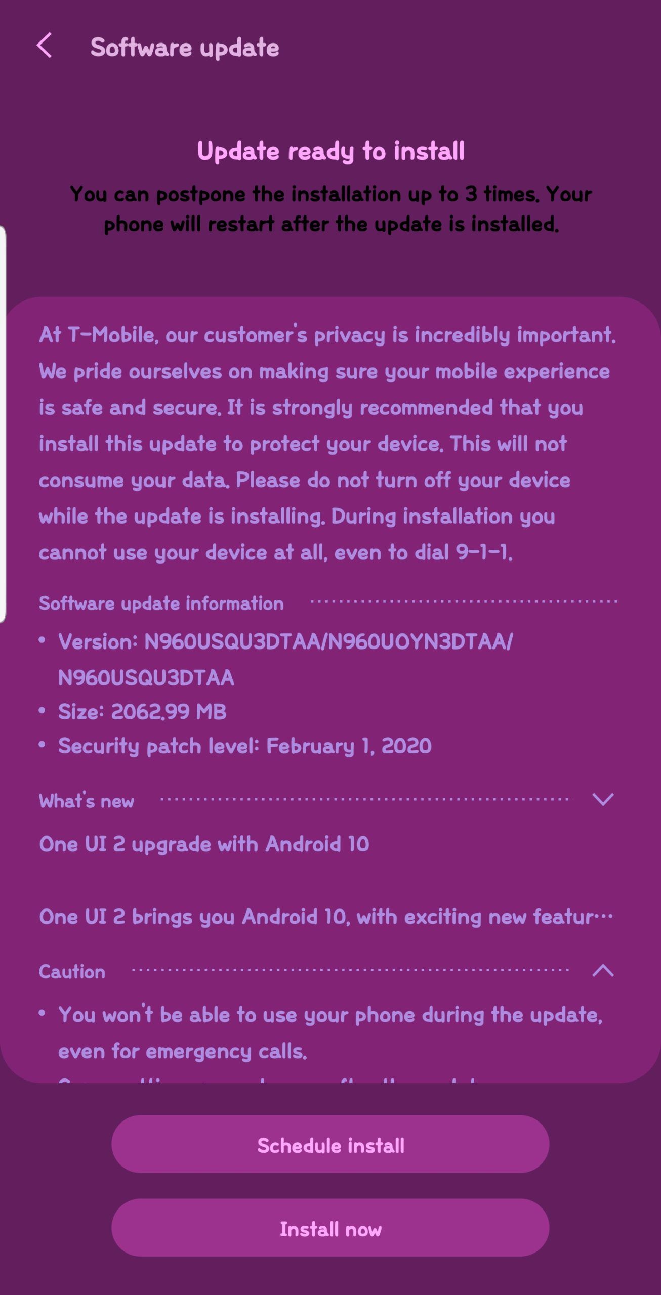 Galaxy Note9 update with One UI 2.0 and Android 10 rolling out (Update ...