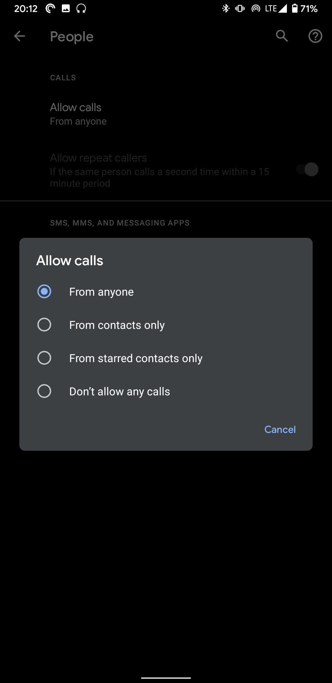Android 11 reorganizes everything in the Do Not Disturb settings menu