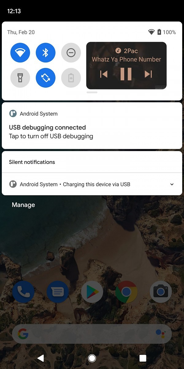 Funky Android 11 experiment moves audio controls to quick settings