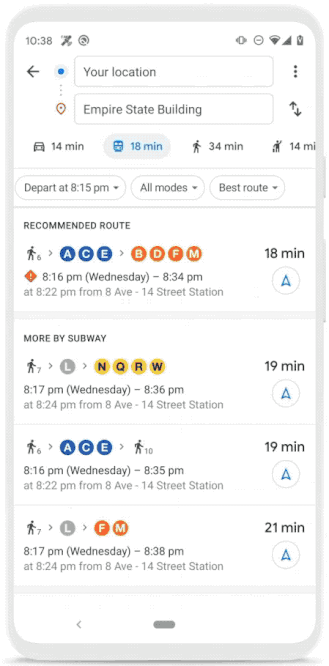Google Maps Bus Icon