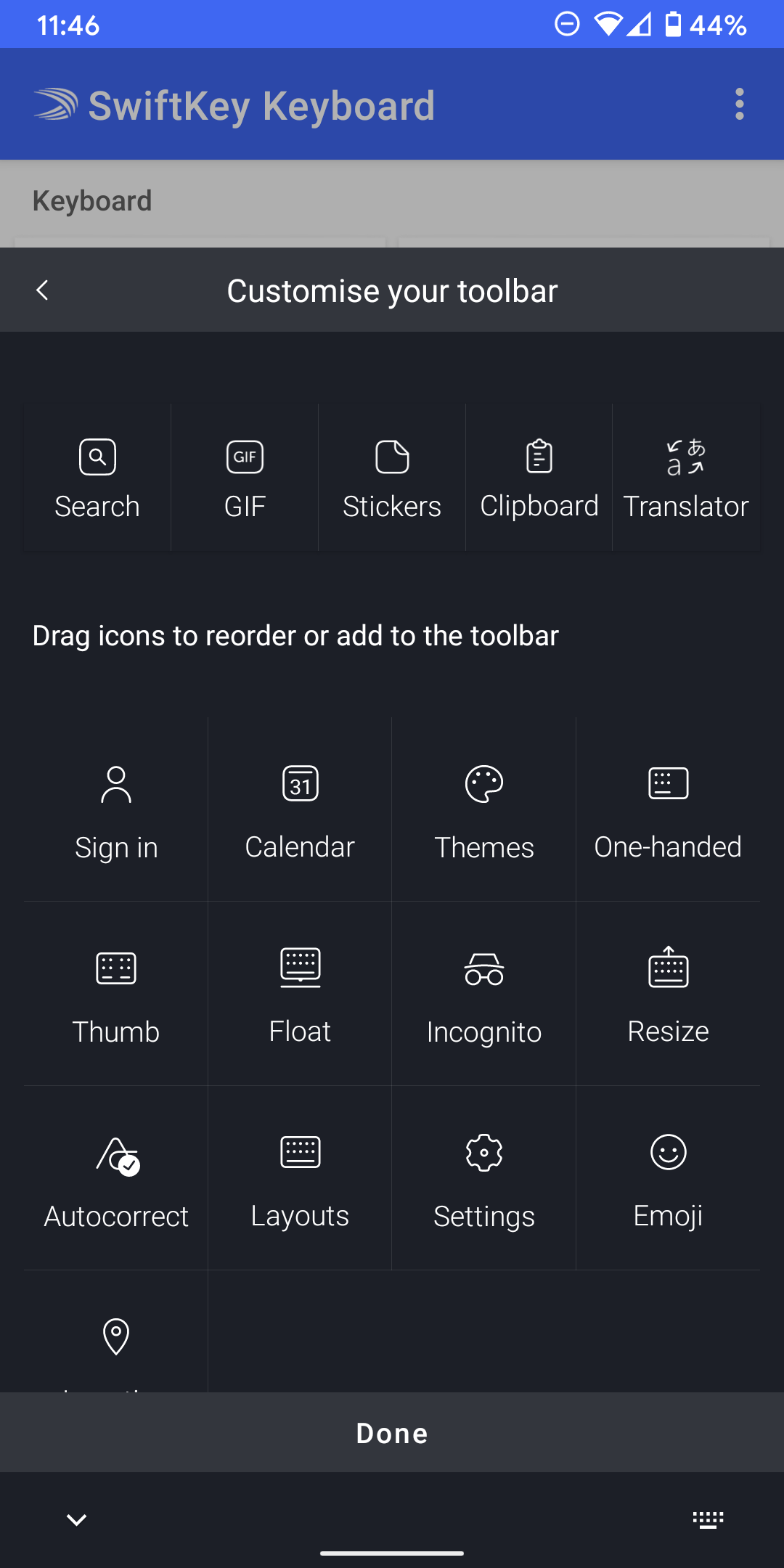SwiftKey ruins its toolbar by removing scrolling and forcing a ...