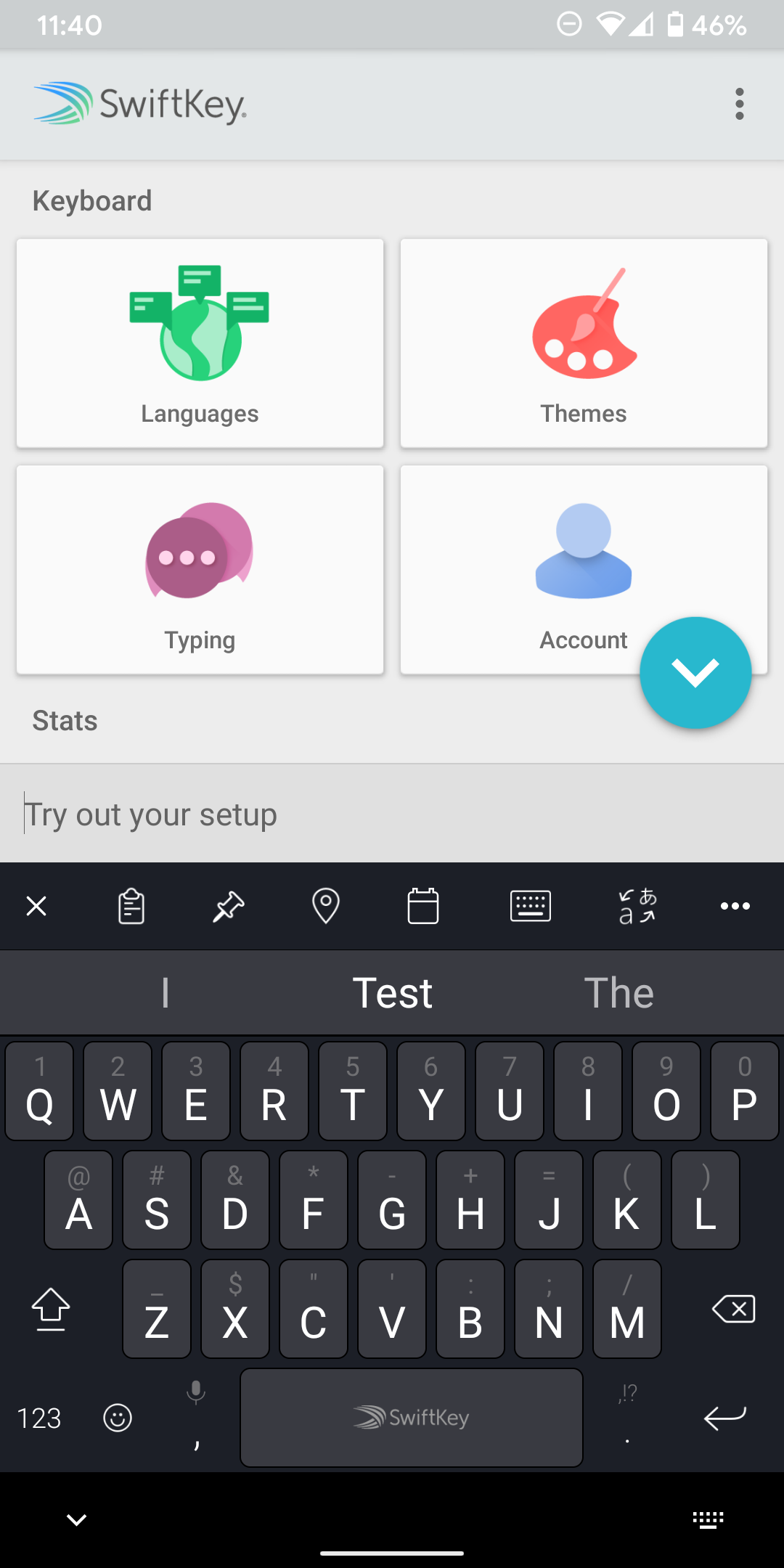 SwiftKey ruins its toolbar by removing scrolling and forcing a ...