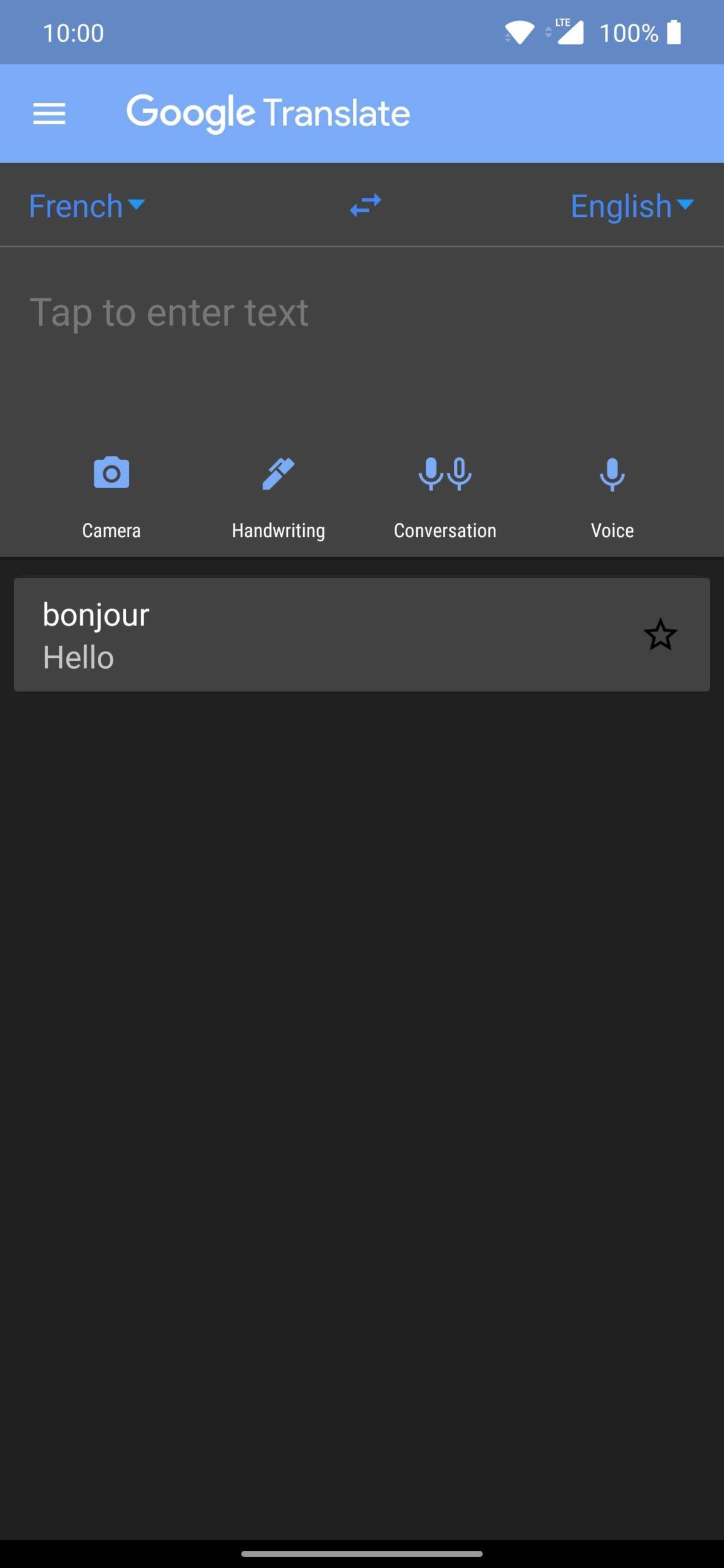 Google Translate's dark mode looks better now, but hasn't yet rolled ...