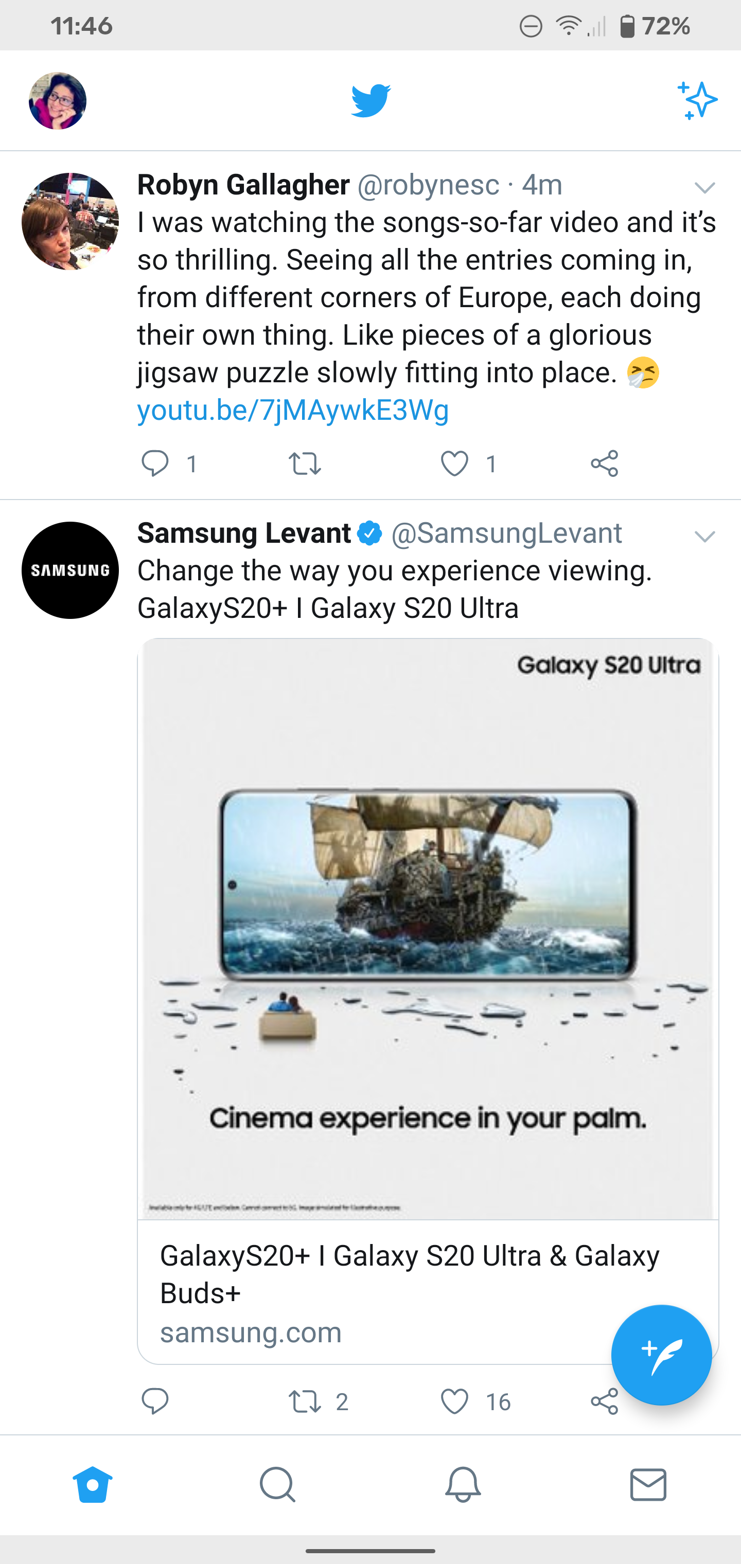 Twitter rolls out tabbed home UI for faster access to up to five of ...